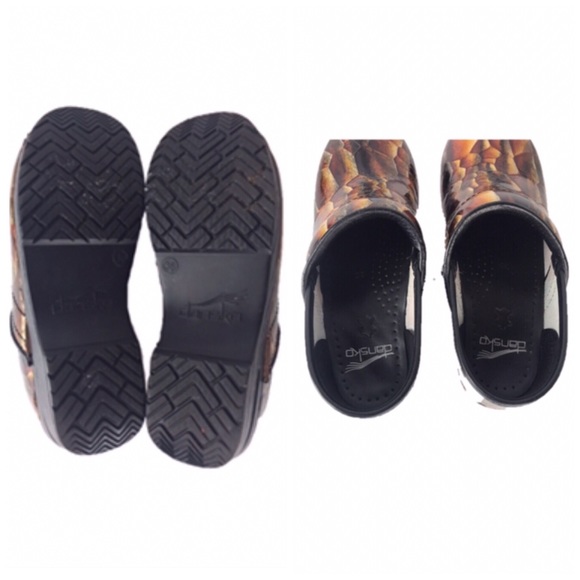 Dansko | Shoes | Dansko Animal Print Patent Leather Clogs | Poshmark